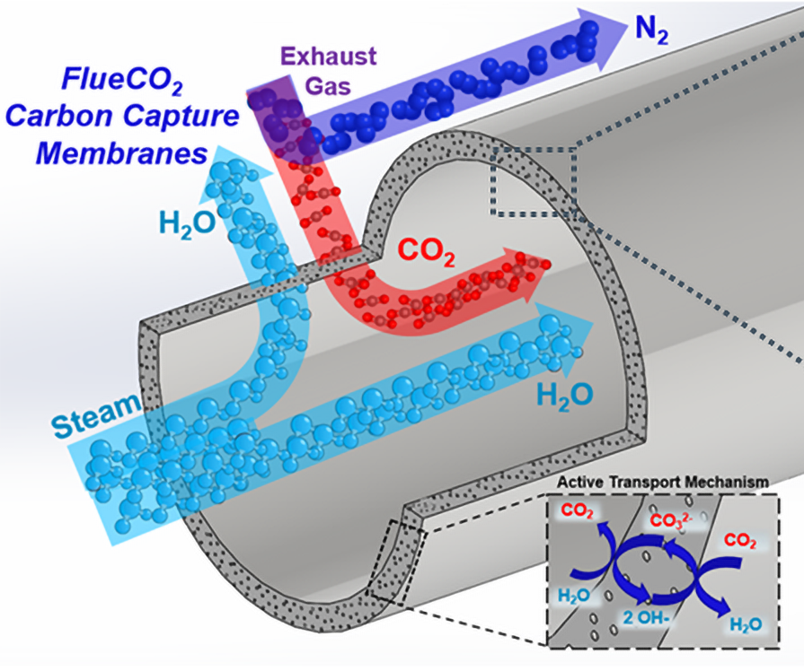 High efficiency carbon capture with FlueCO2 Membranes - Luna Labs